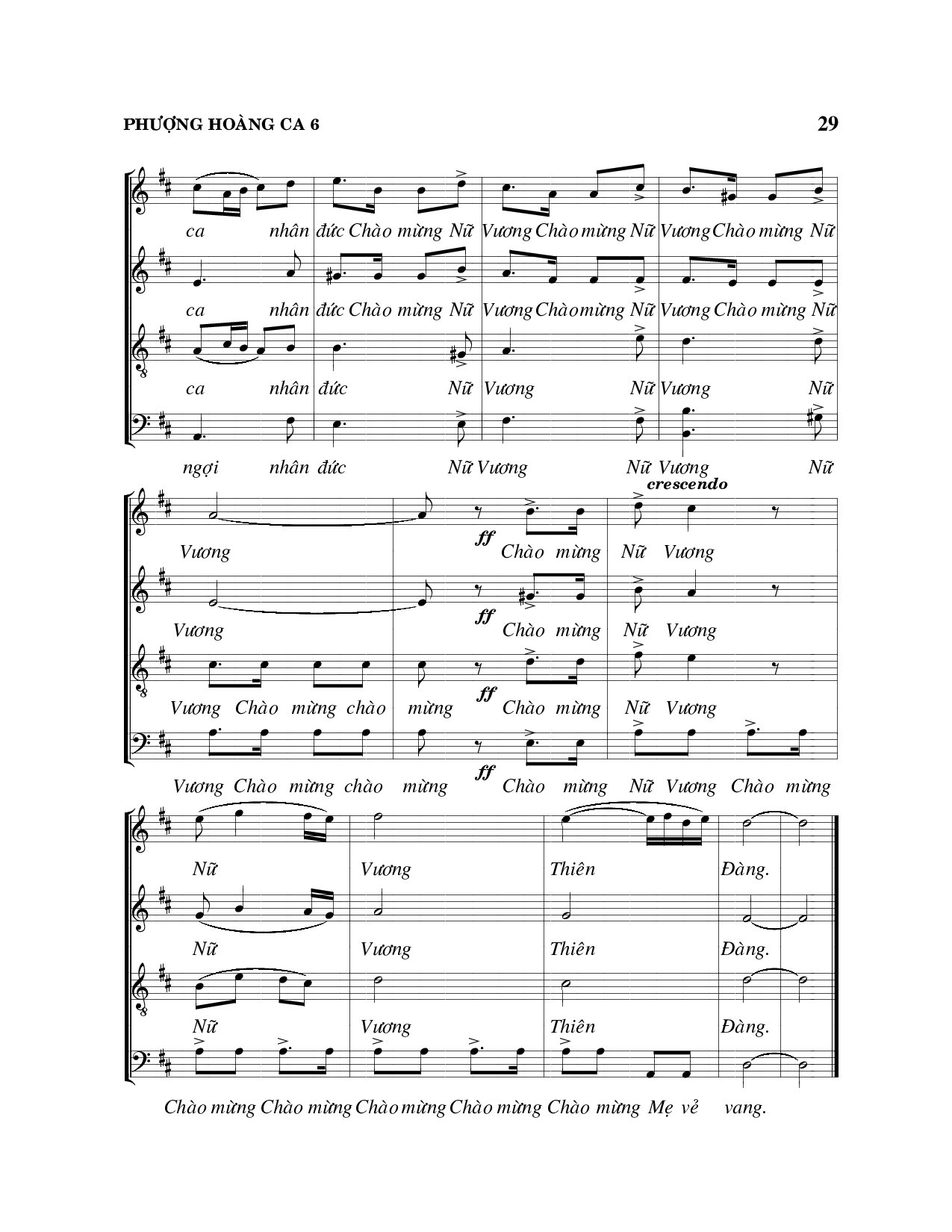 [Sheet] Phụng hoàng ca PDF lyrics & chords