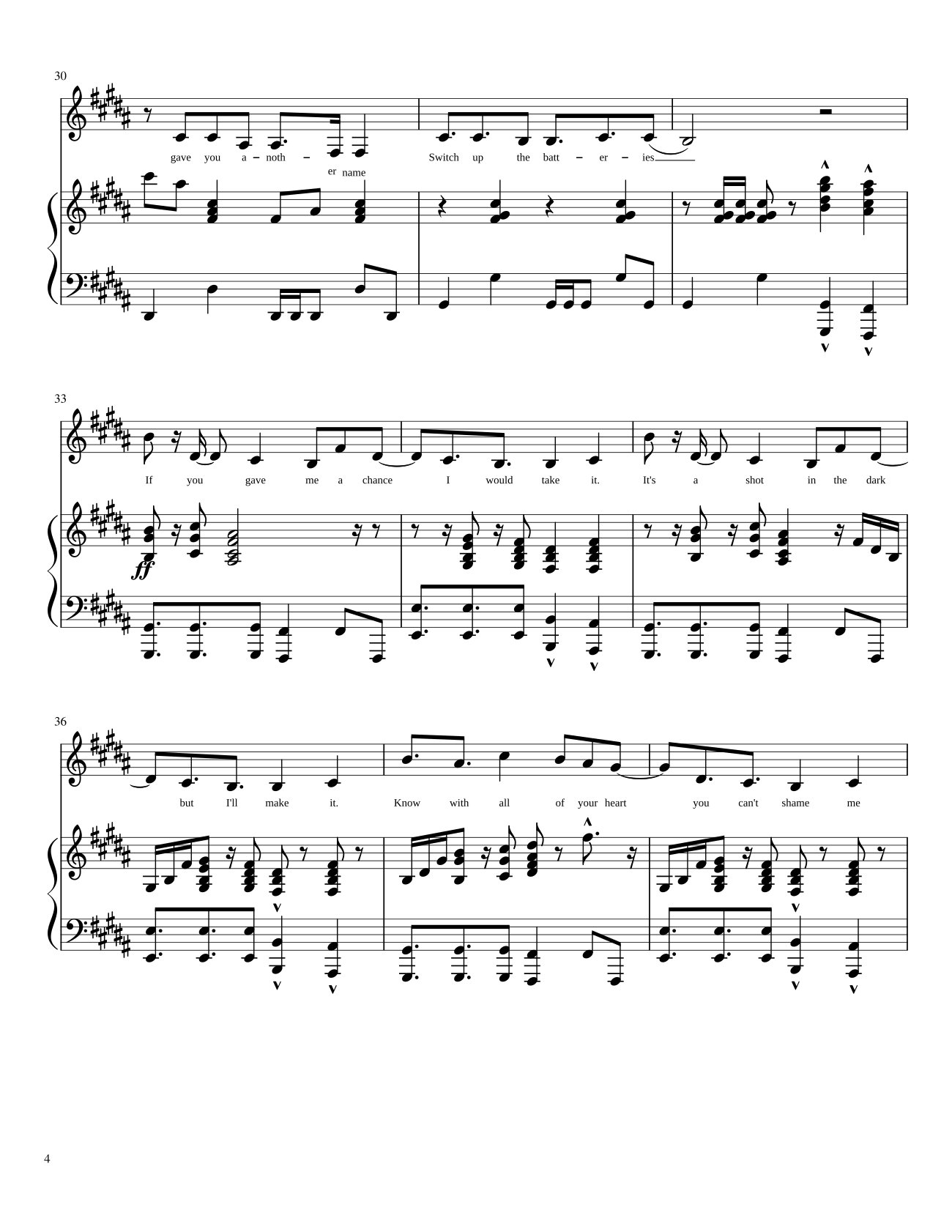 [Sheet] Rather be Sheet Piano PDF, chords Piano, mp4/midi