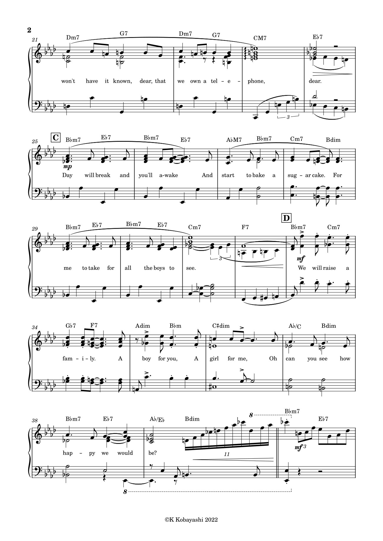 [Sheet] Tea For Two Sheet Piano PDF, chords Piano, mp4/midi