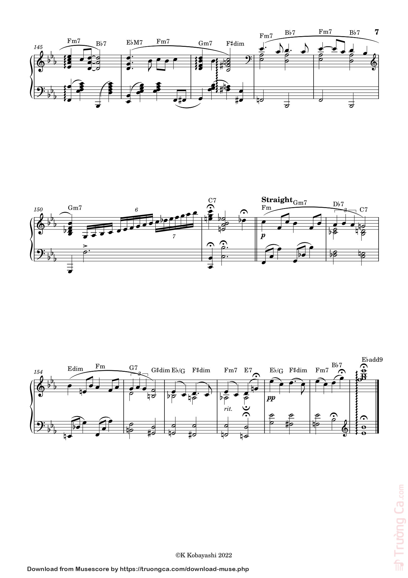 [Sheet] Tea For Two Sheet Piano PDF, chords Piano, mp4/midi
