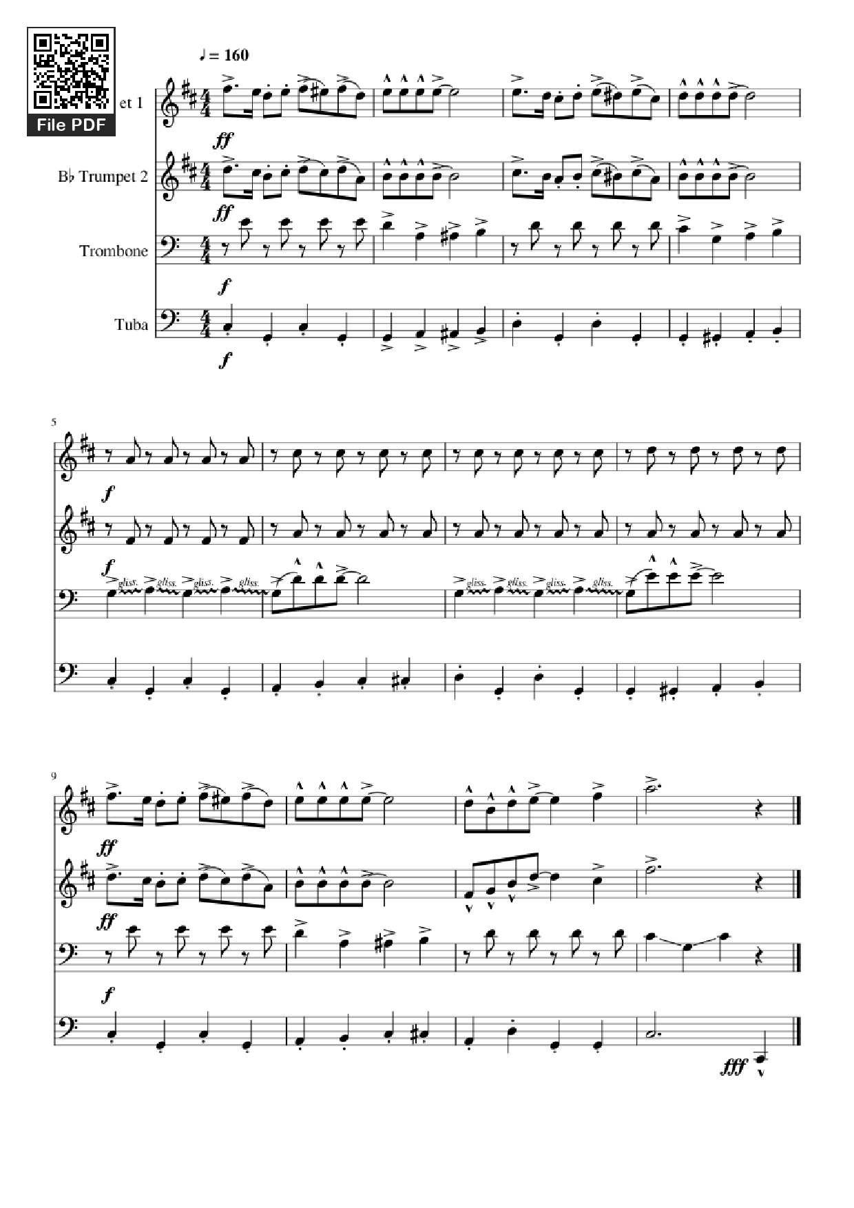[Sheet] Looney Tunes Theme PDF lyrics & chords