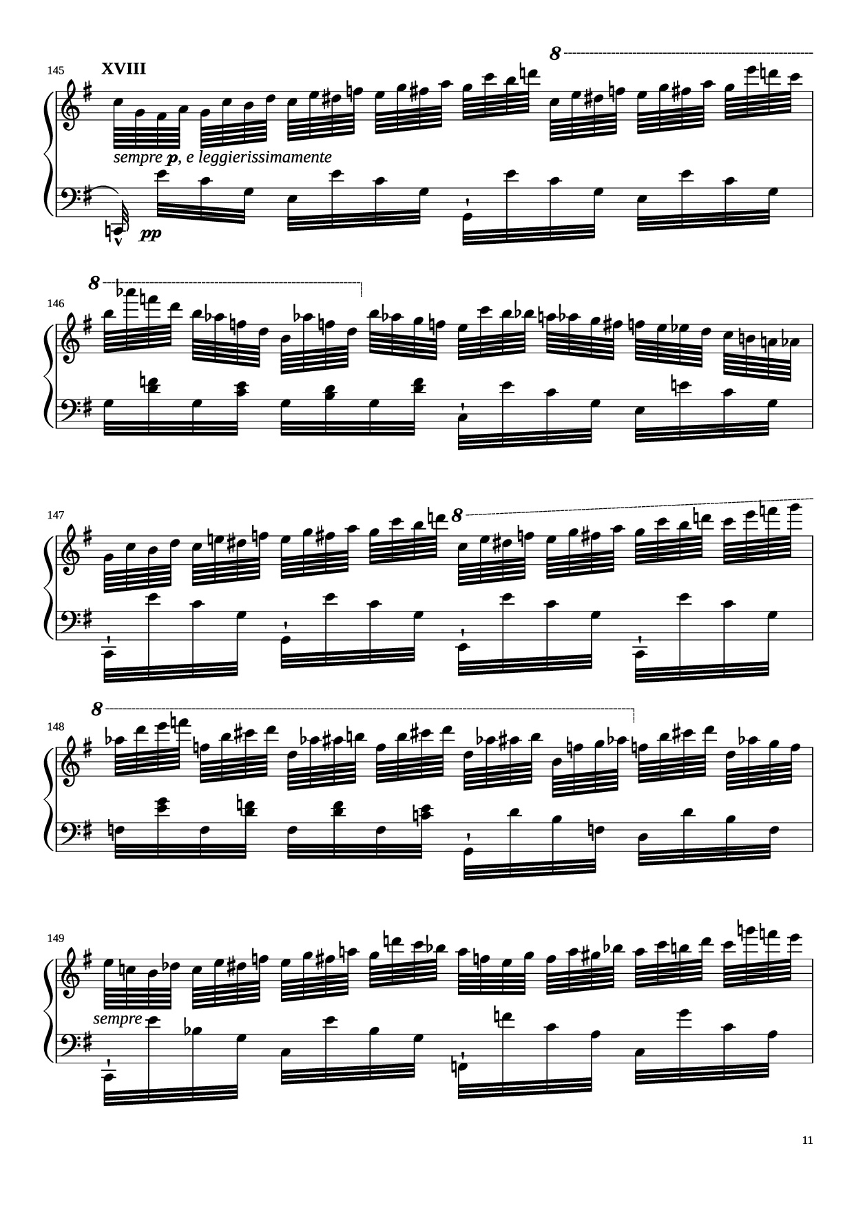 [Sheet] Étude in E Minor Piano PDF, chords Piano, mp4/midi