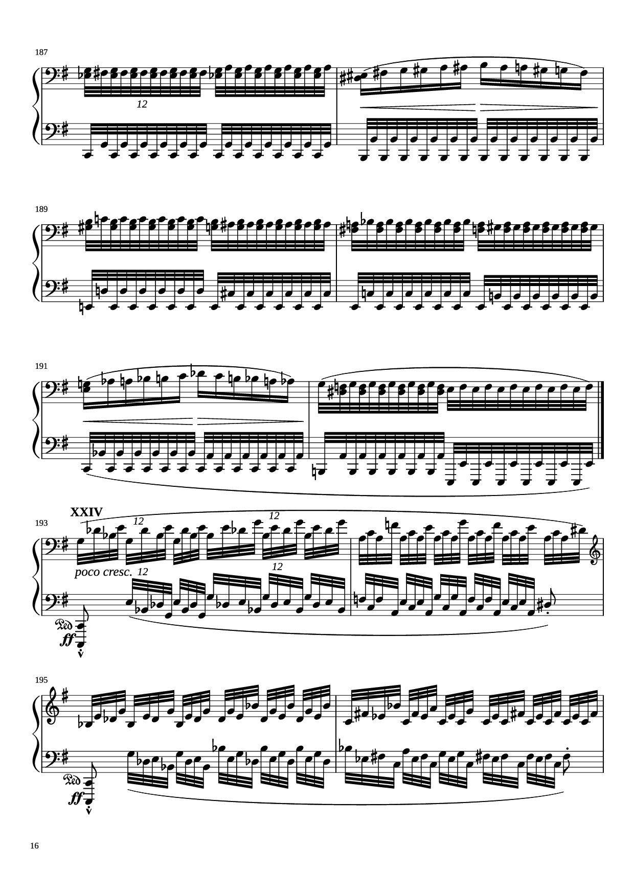 [Sheet] Étude in E Minor Piano PDF, chords Piano, mp4/midi