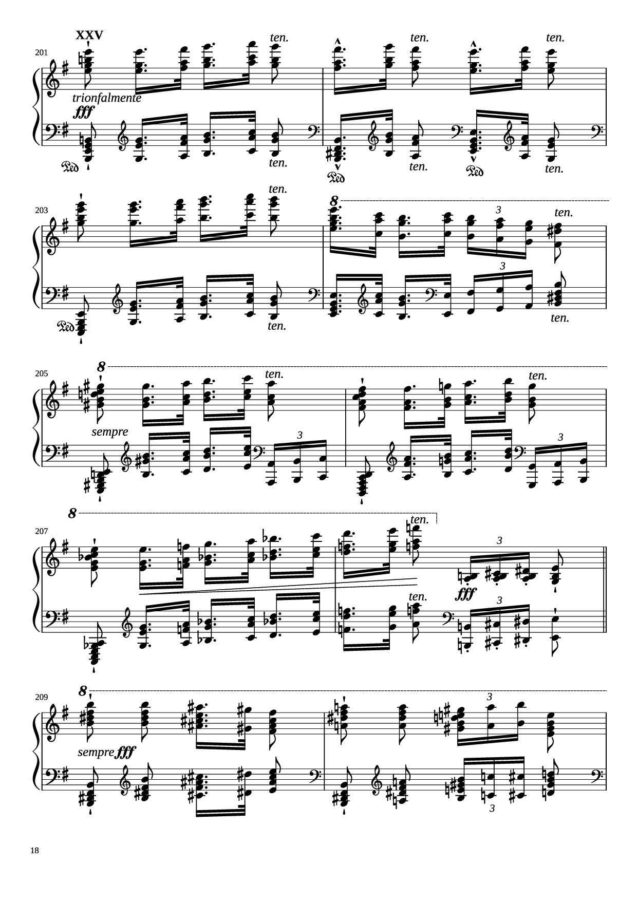 [Sheet] Étude in E Minor Piano PDF, chords Piano, mp4/midi