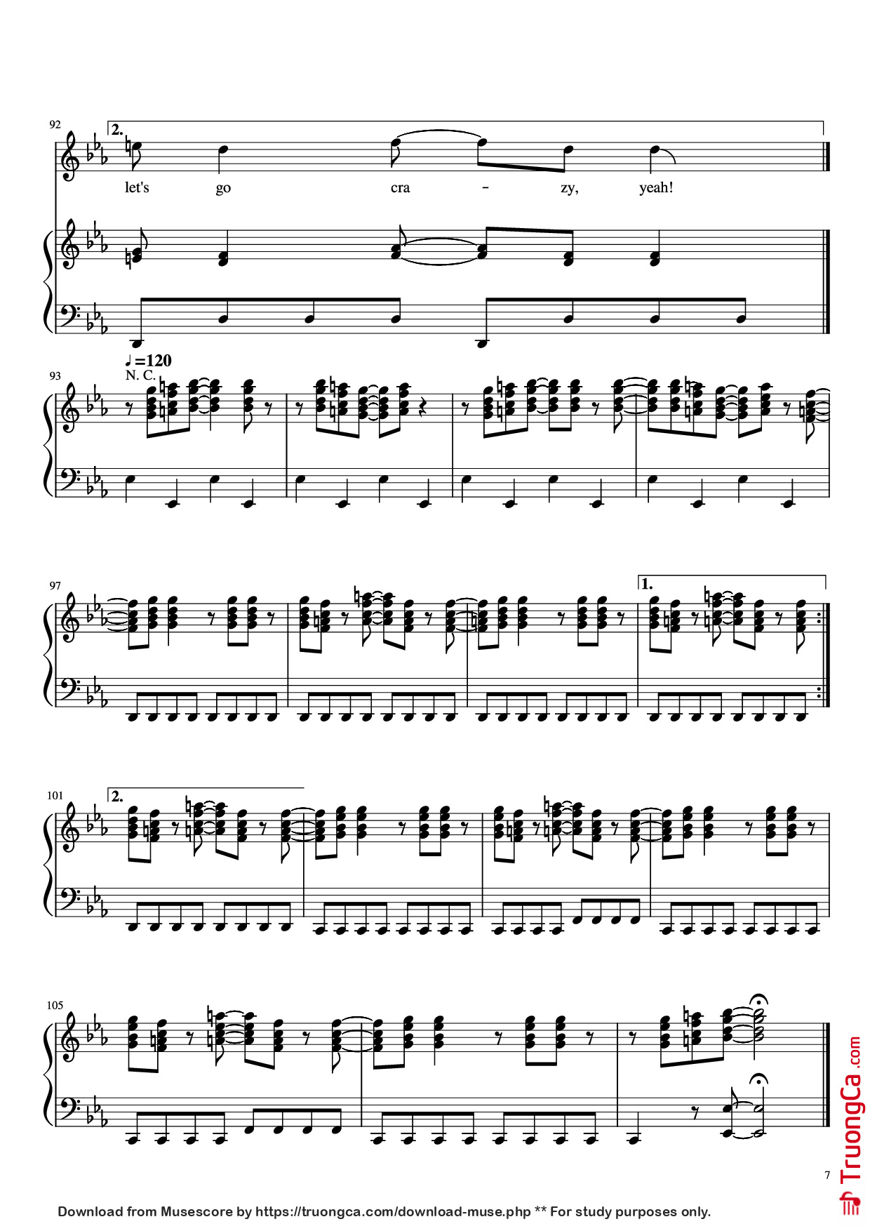 [Sheet] Fool's Overture Piano PDF, chords Piano, mp4/midi