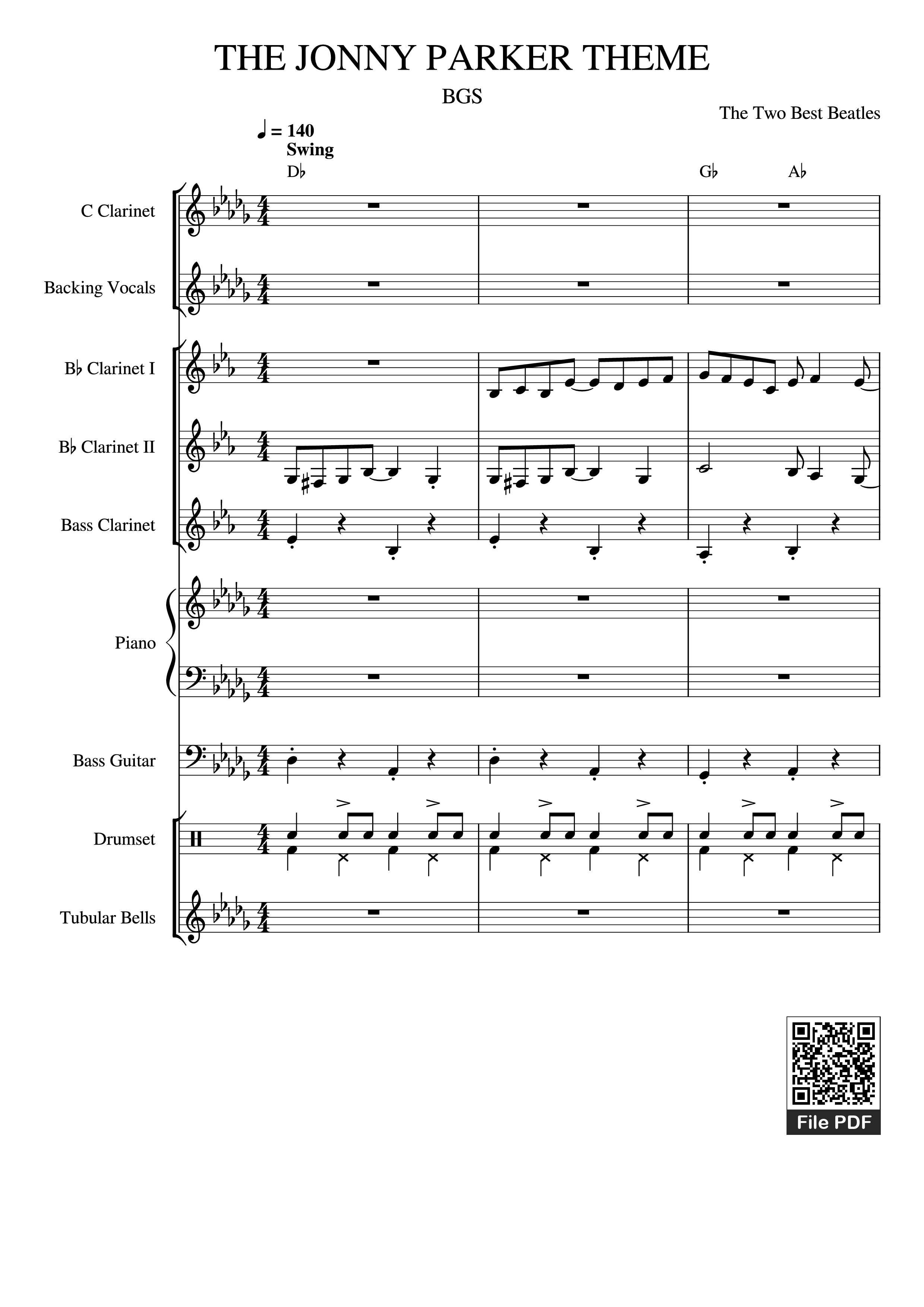 [Sheet] THE JONNY PARKER THEME Piano PDF, chords Piano, mp4/midi