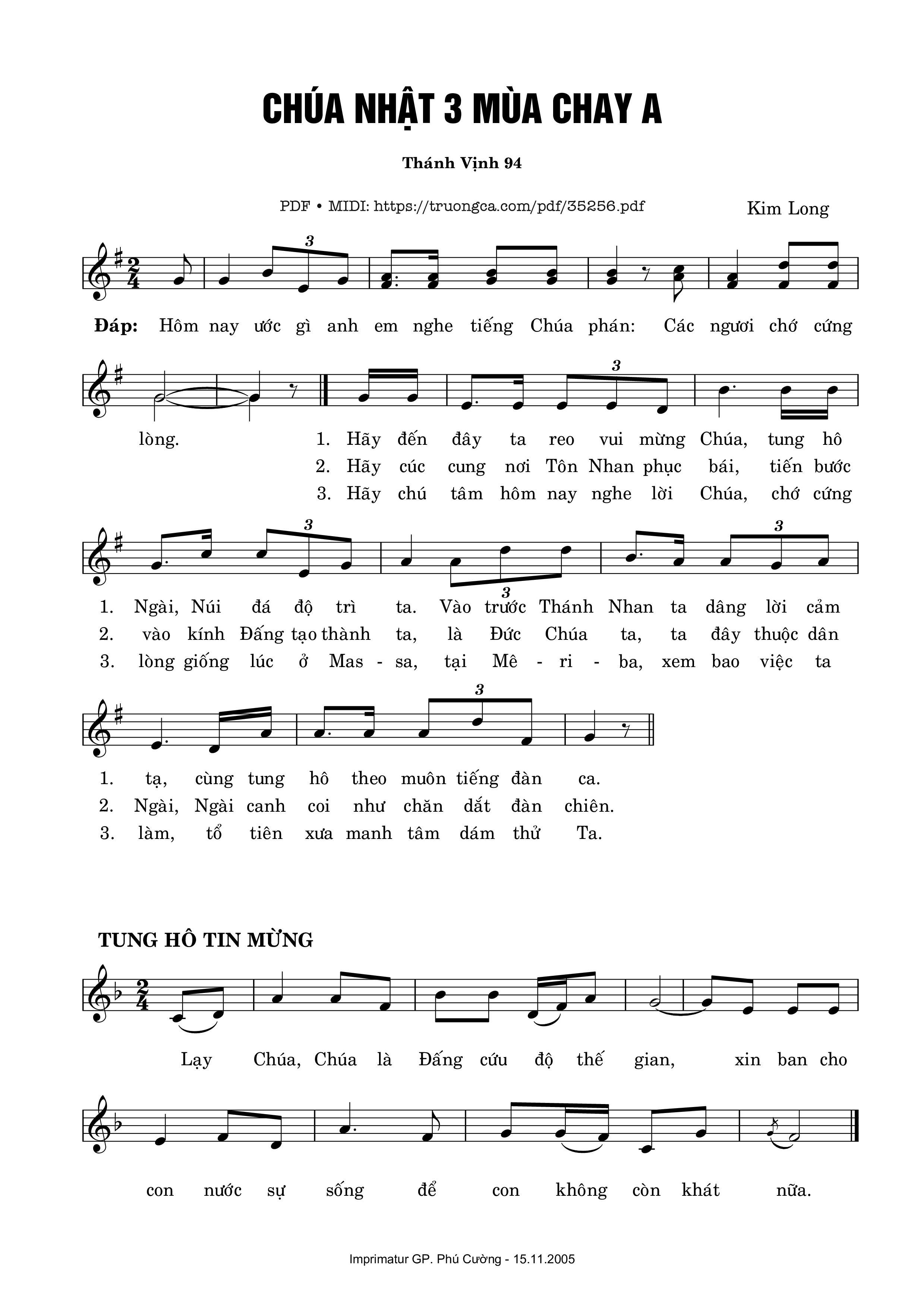 [Sheet] Hôm nay ước gì anh em nghe tiếng Chúa phán Các ngươi chớ cứng ...